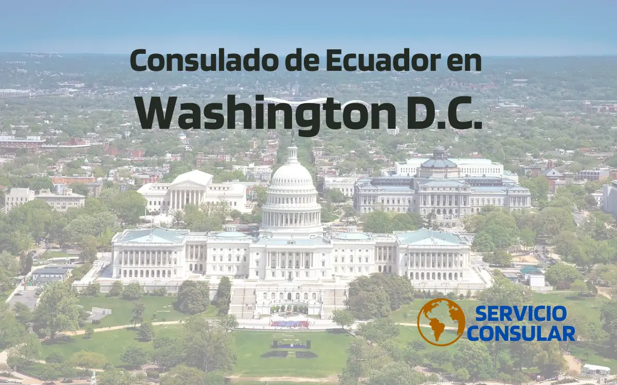 Consulado de Ecuador en Washington DC | Citas y trámites 2025