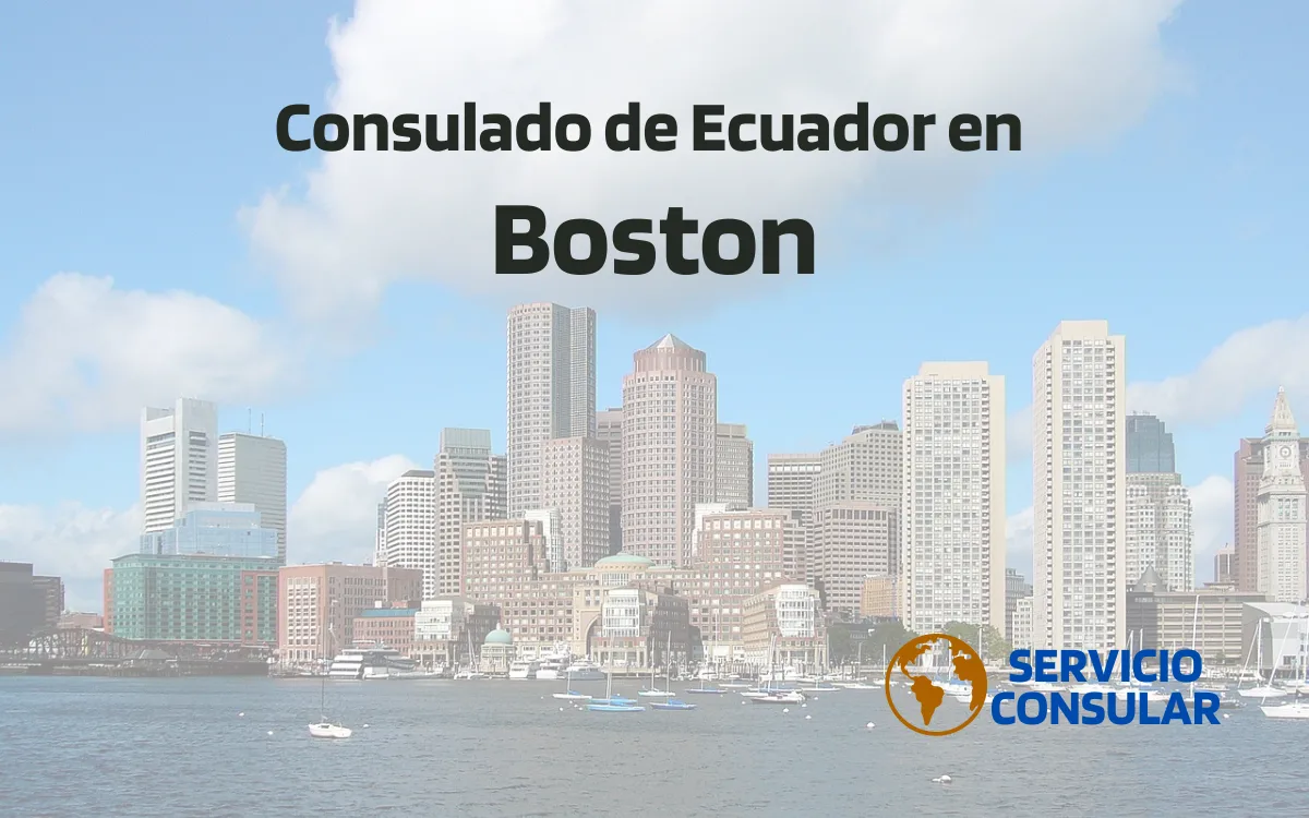 Consulado de Ecuador en Boston MA | Citas y trámites 2025