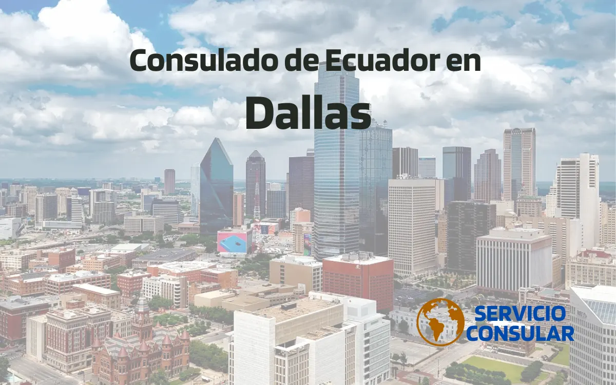 Consulado móvil de Ecuador en Dallas TX 2025