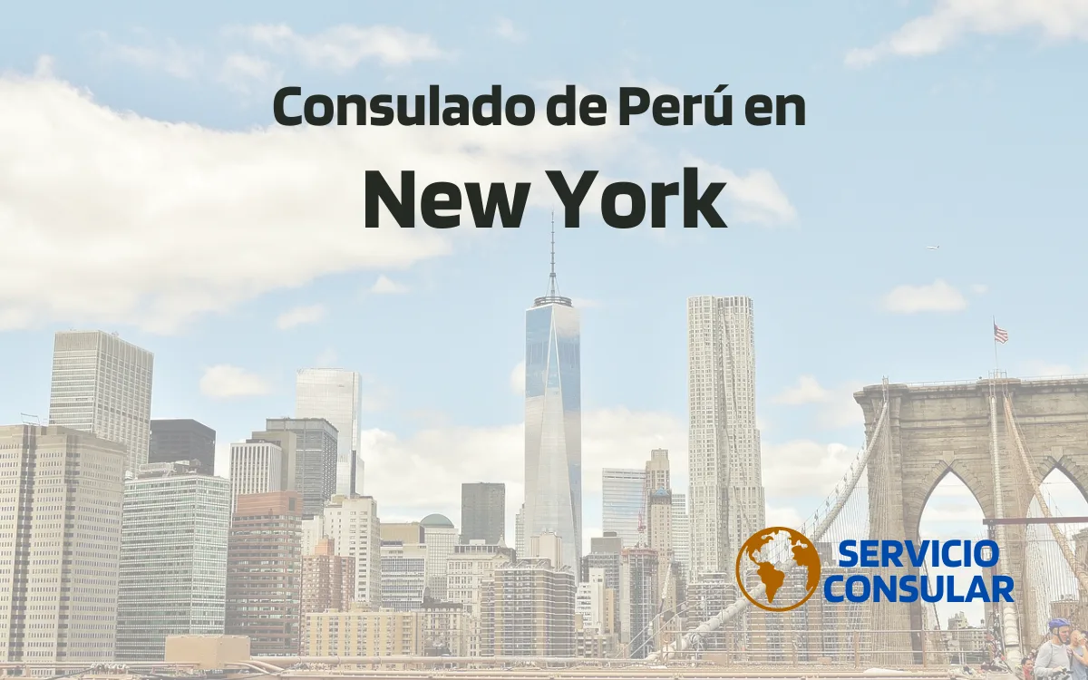 Consulado de Perú en New York NY | Citas y trámites 2025