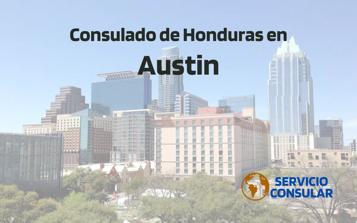 Consulado móvil de Honduras en Austin TX 2025